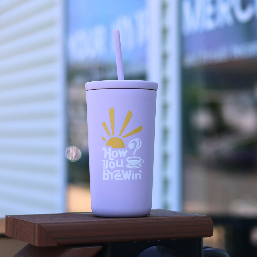 16oz Brewin Good Lavender Cold Cup – How You Brewin®